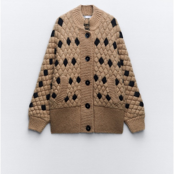 Zara | Sweaters | Structured Knit Cardigan | Poshmark